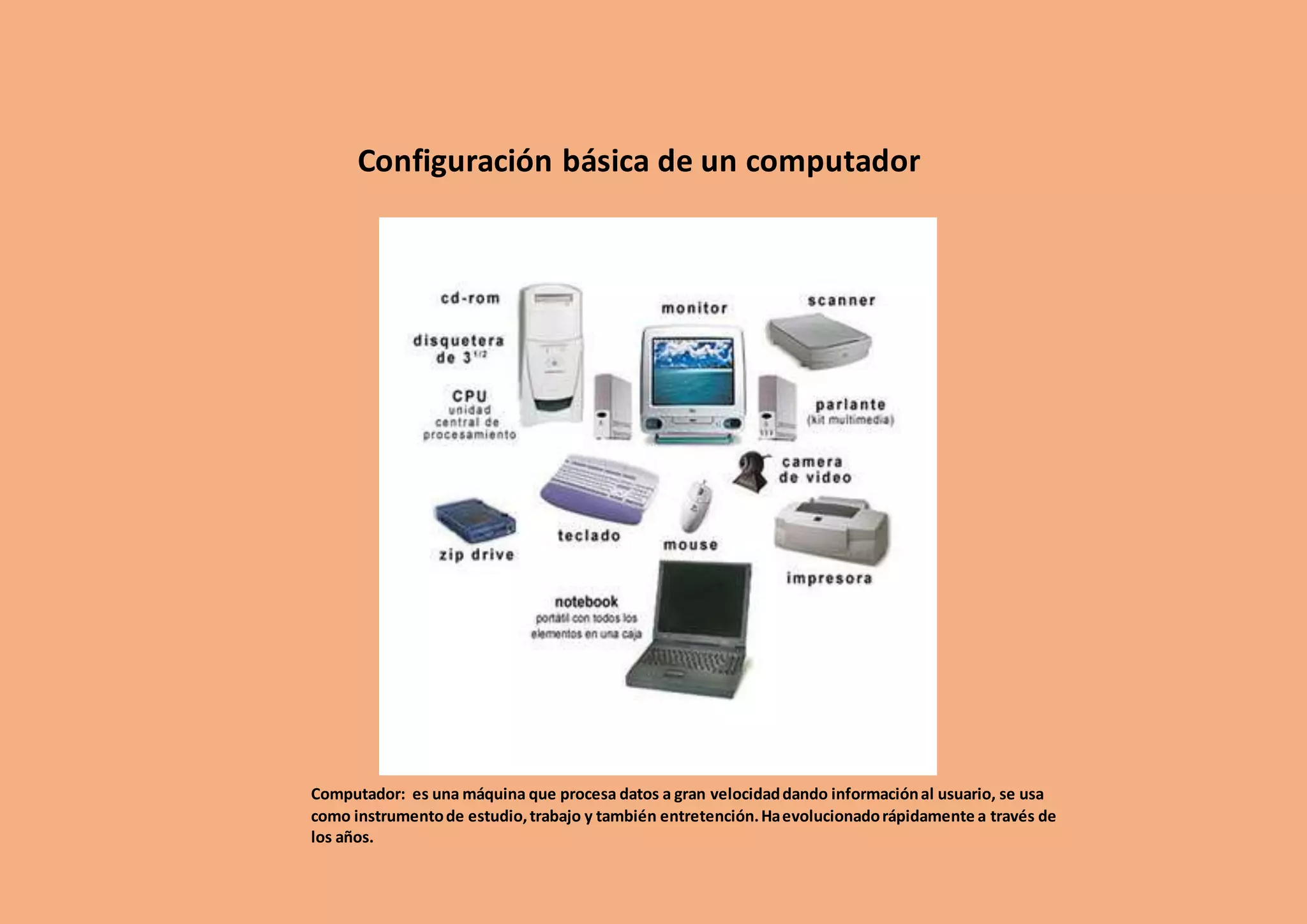 Infografias de Conceptos Básicos de Computación por Mónica Cerda | PPT