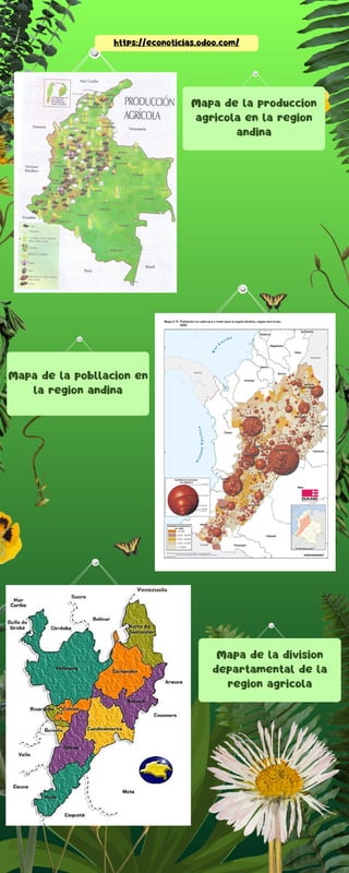 Infografía sobre la región andina y sus mapas | PDF