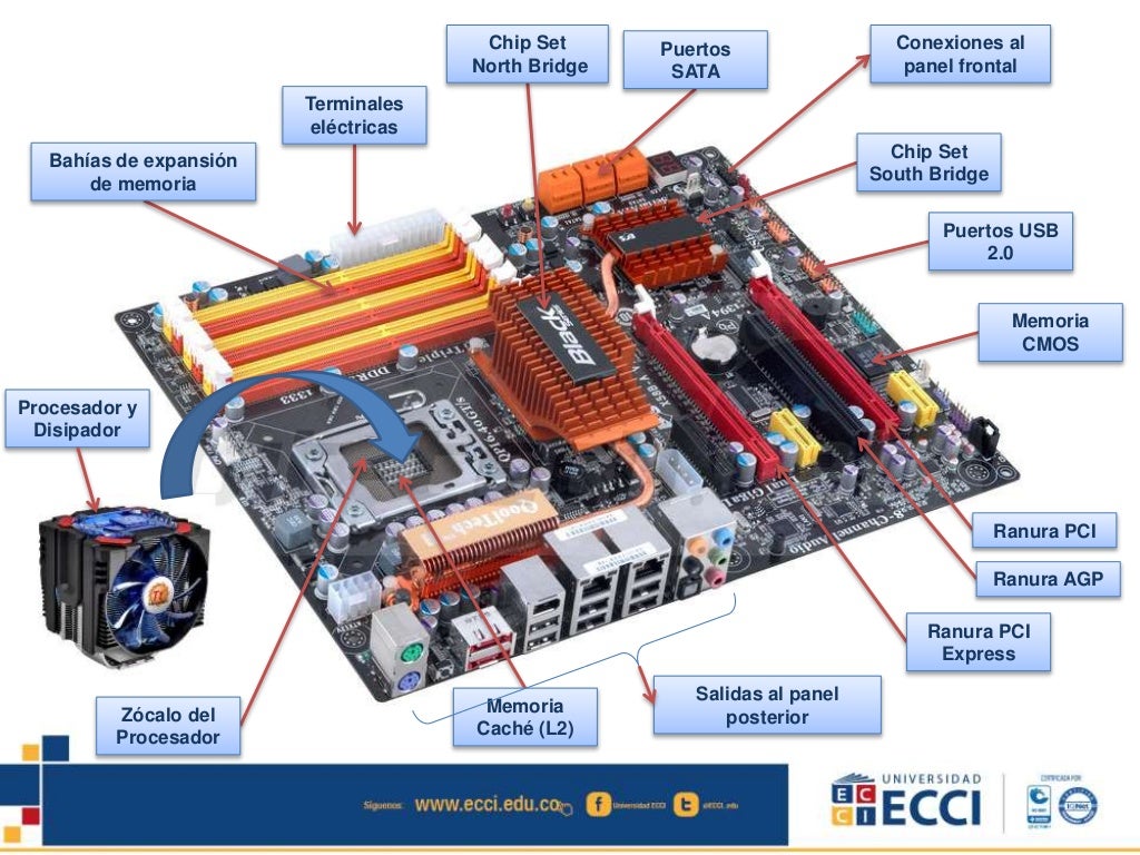 Infografia placa base