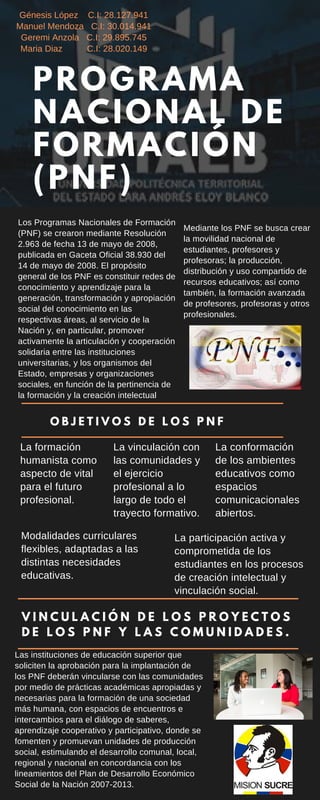 Infografia pnf | PDF