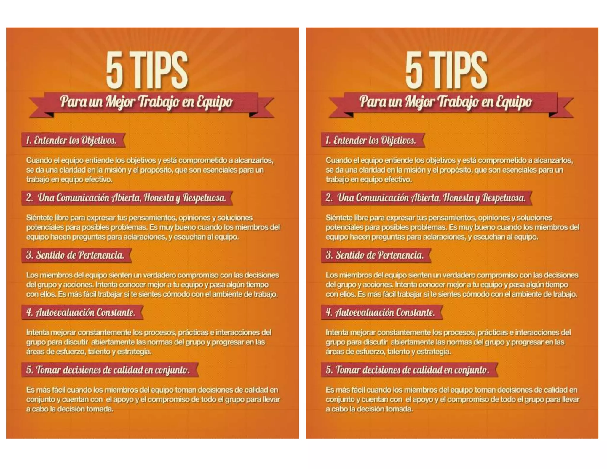 Infografia team work | PPT