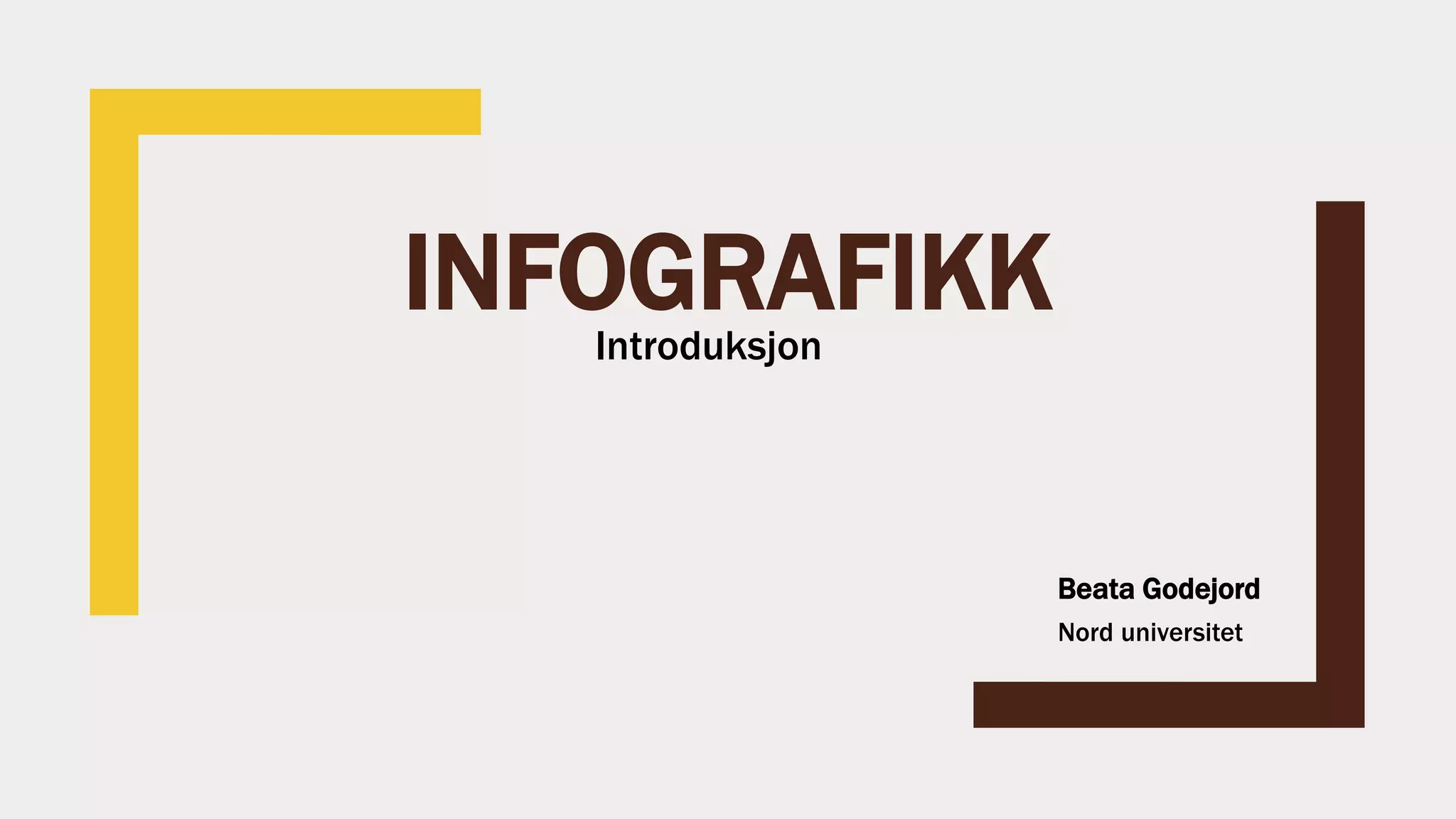 Infografikk - introduksjon | PPT