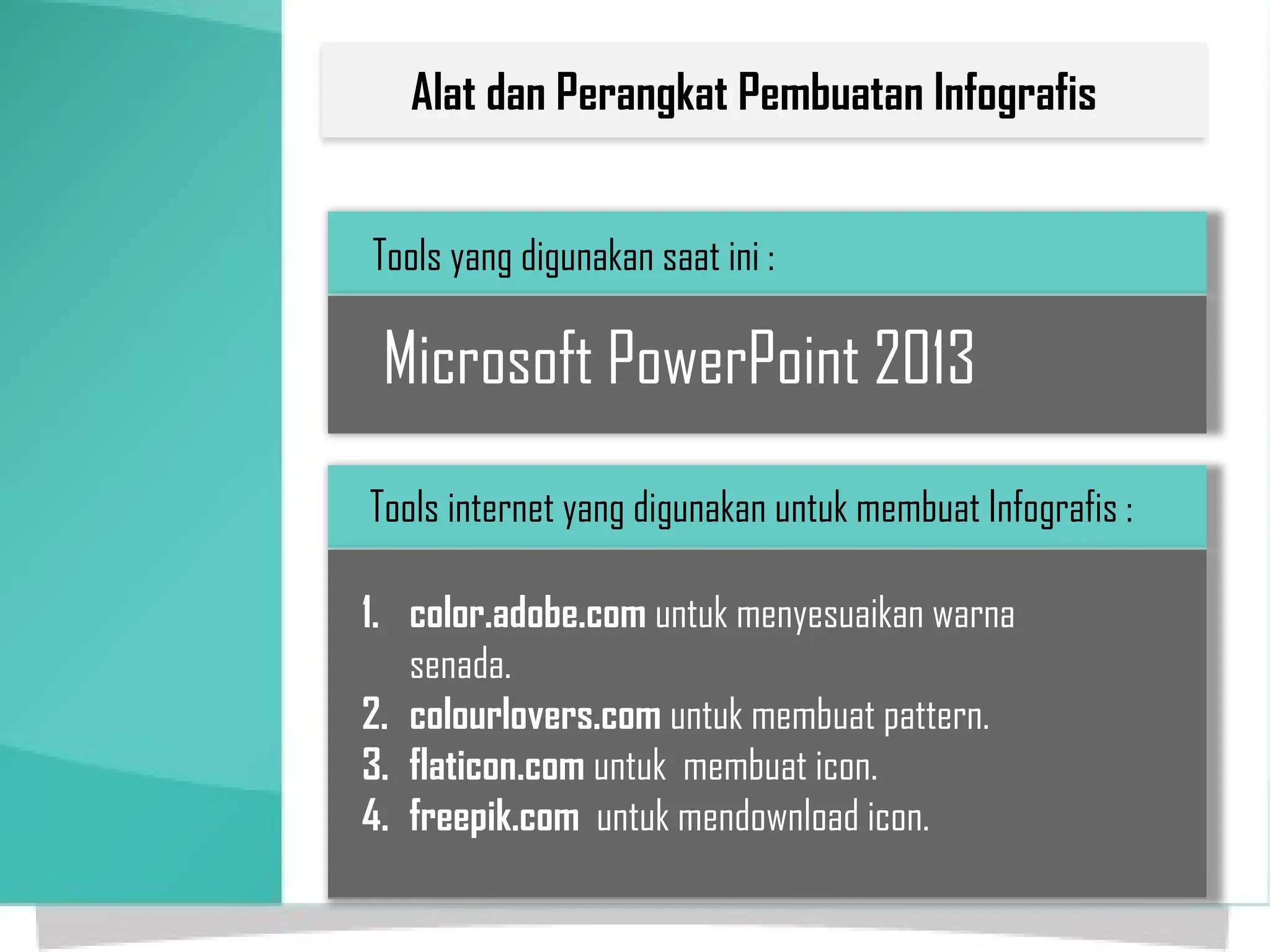 Infografis dengan aplikasi MS. PPT 2013.pptx