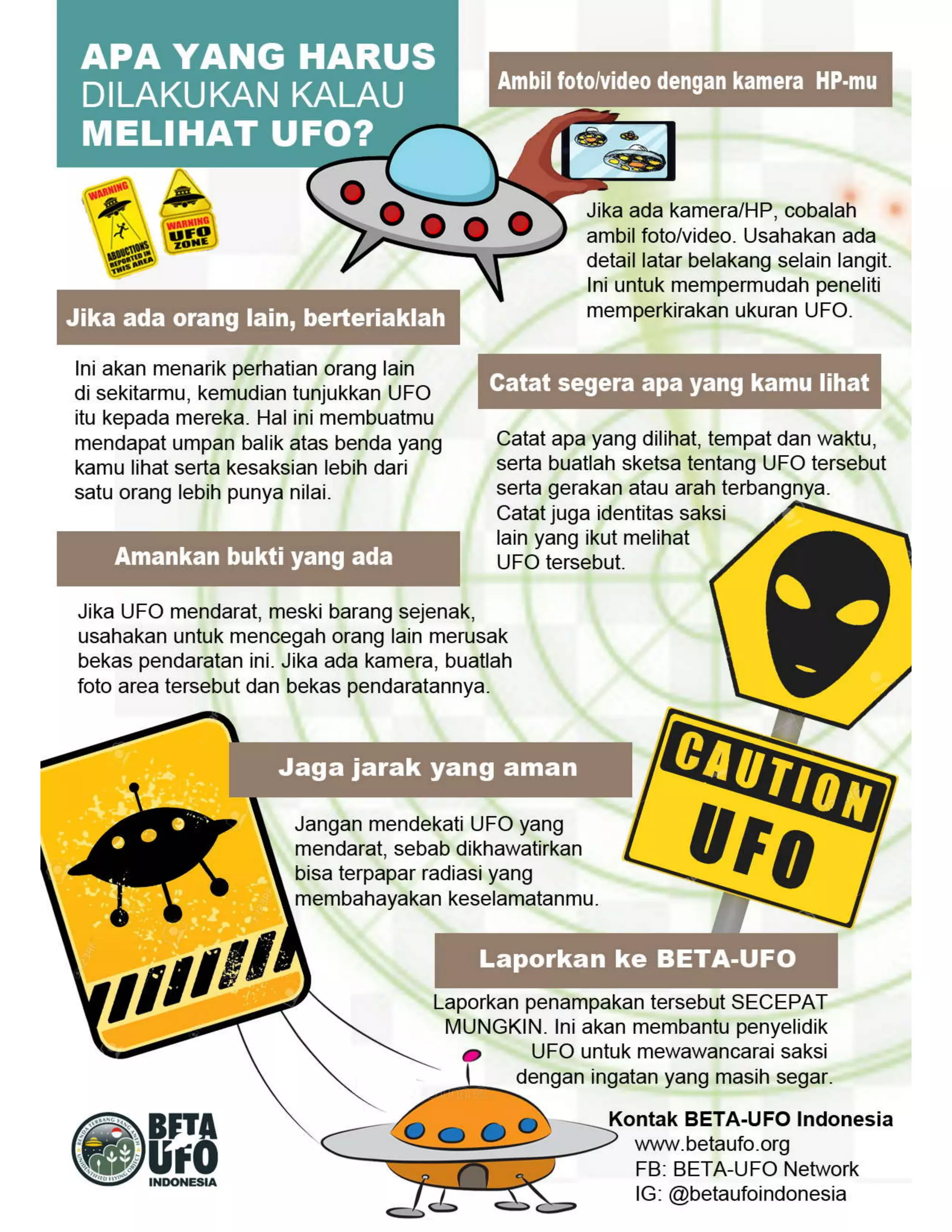 Infografis melihat UFO | PDF