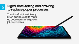 10 reasons to choose Galaxy Tab S9 for work on the go | PDF