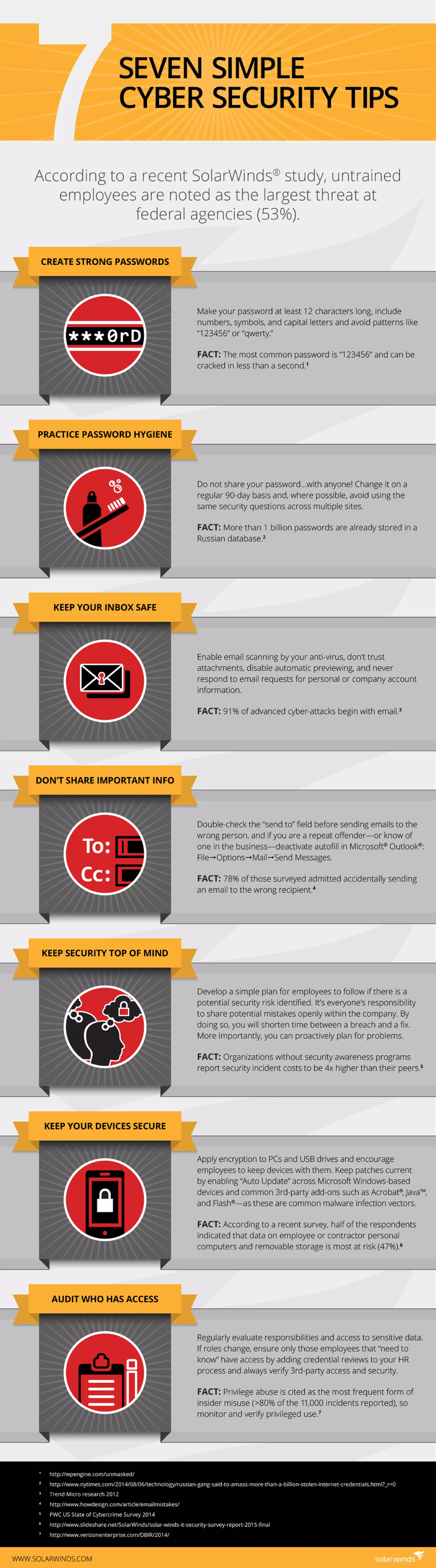 Infographic: 7 Simple Tips About Cyber Security | PDF