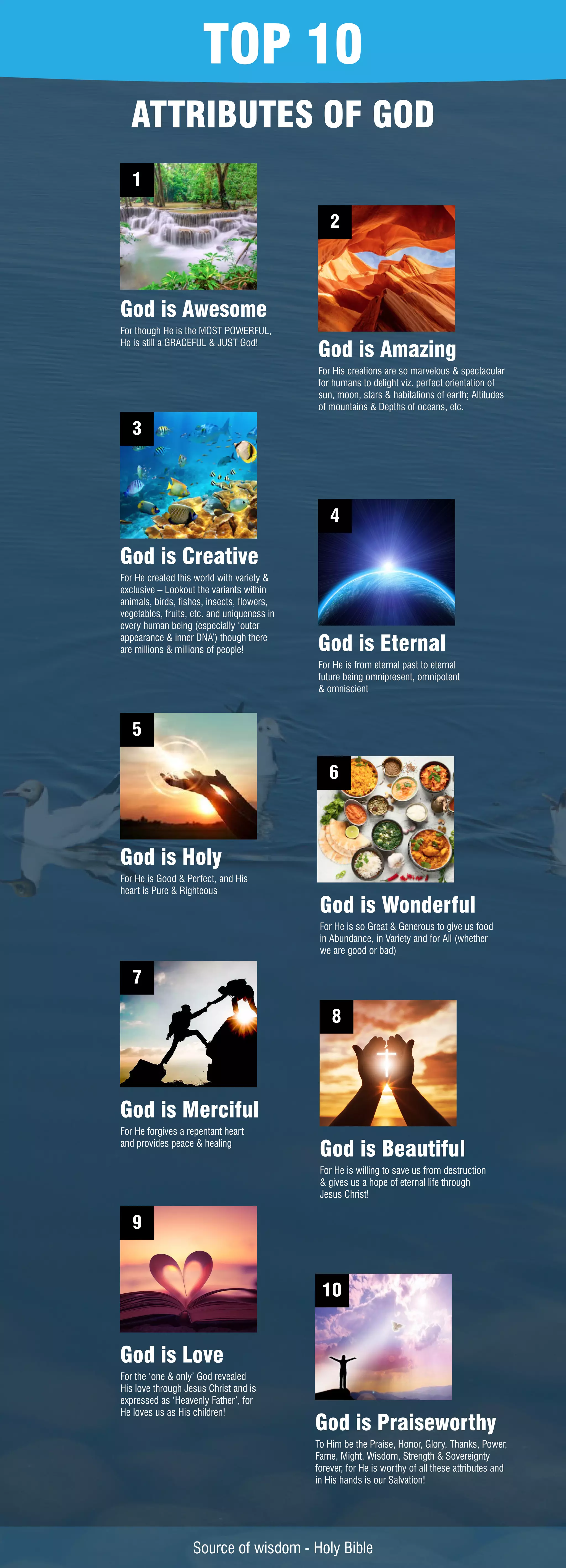 Top 10 Attributes of God | PDF