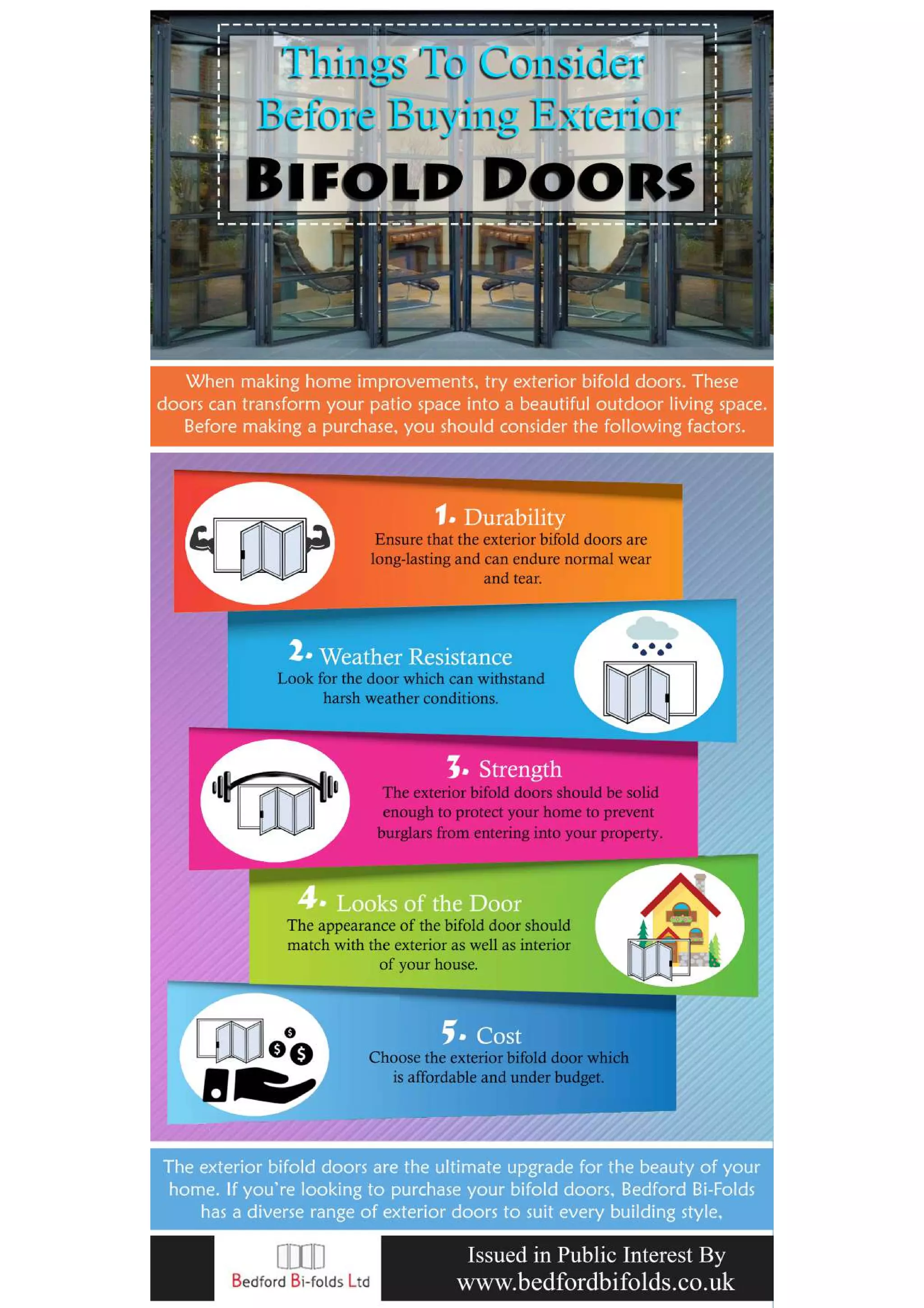 Things to Consider Before Buying Exterior Bifold Doors | PDF