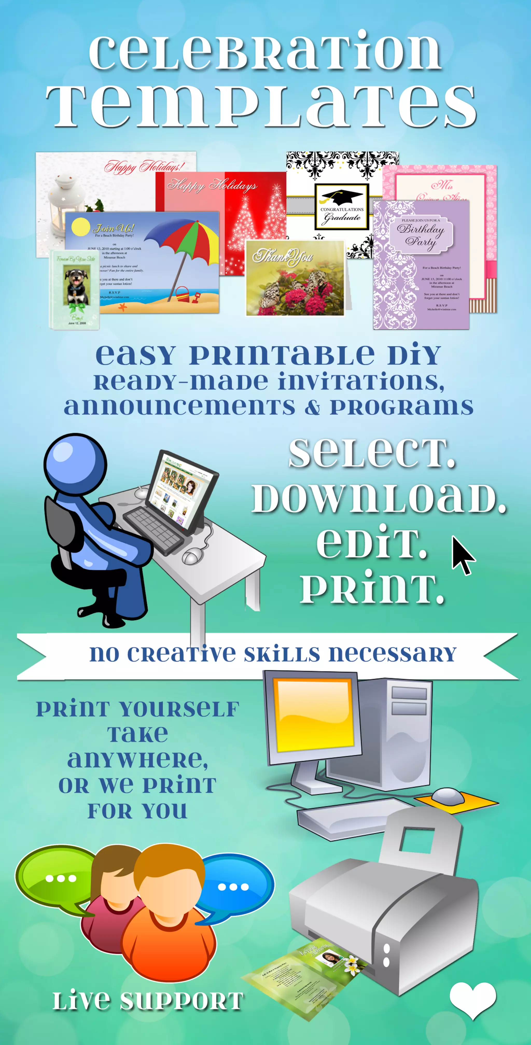 Invitation Templates InfoGraphic | PDF