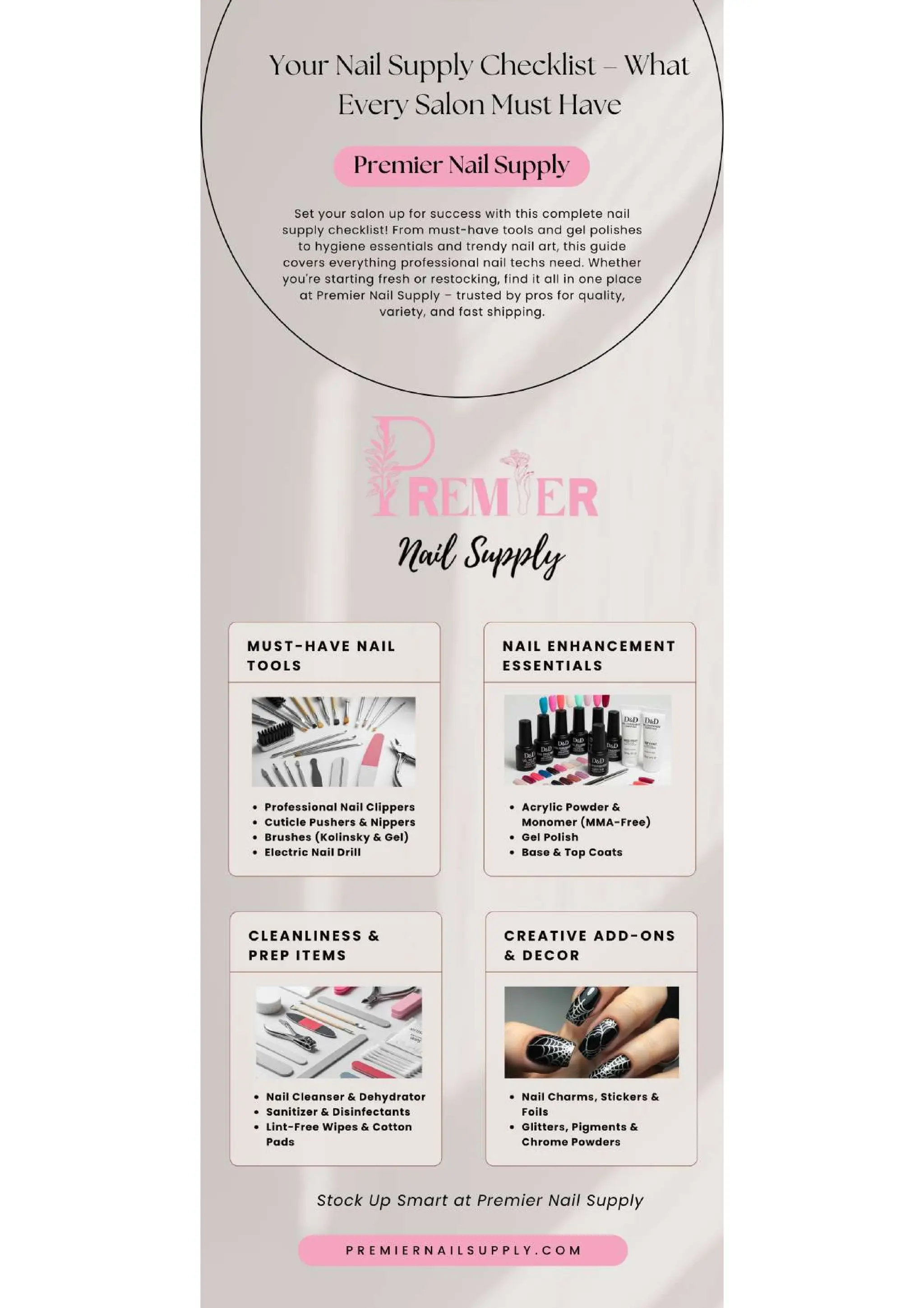 Salon Owners: Don’t Miss This Nail Supply Checklist! | PDF