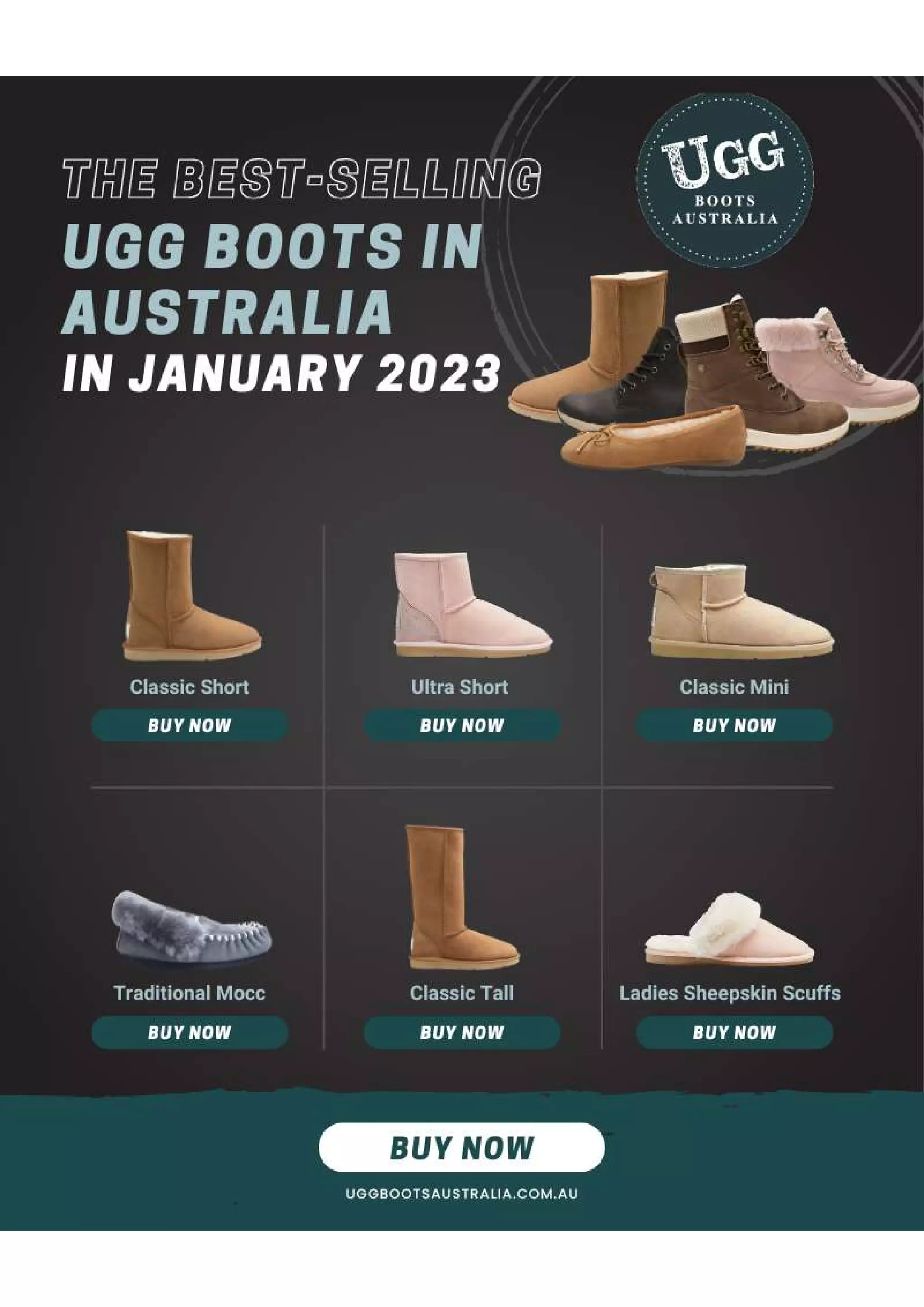 The best selling ugg boots in Australia in January 2023 | PDF