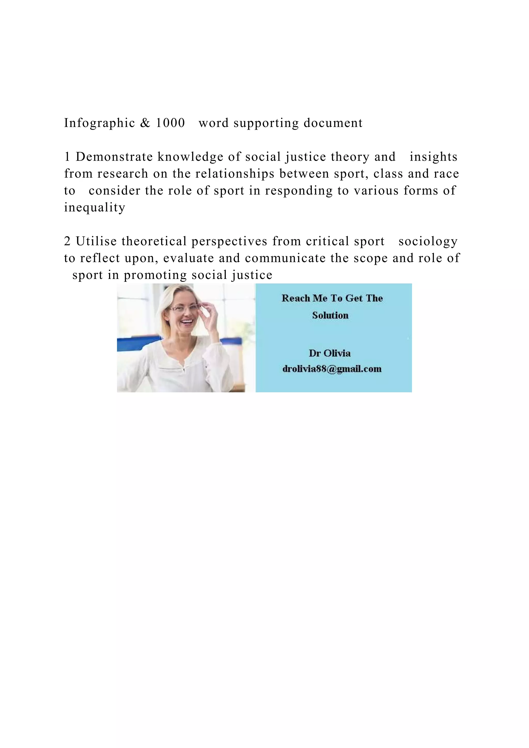 Infographic & 1000 word supporting document1 Demonstrate k.docx