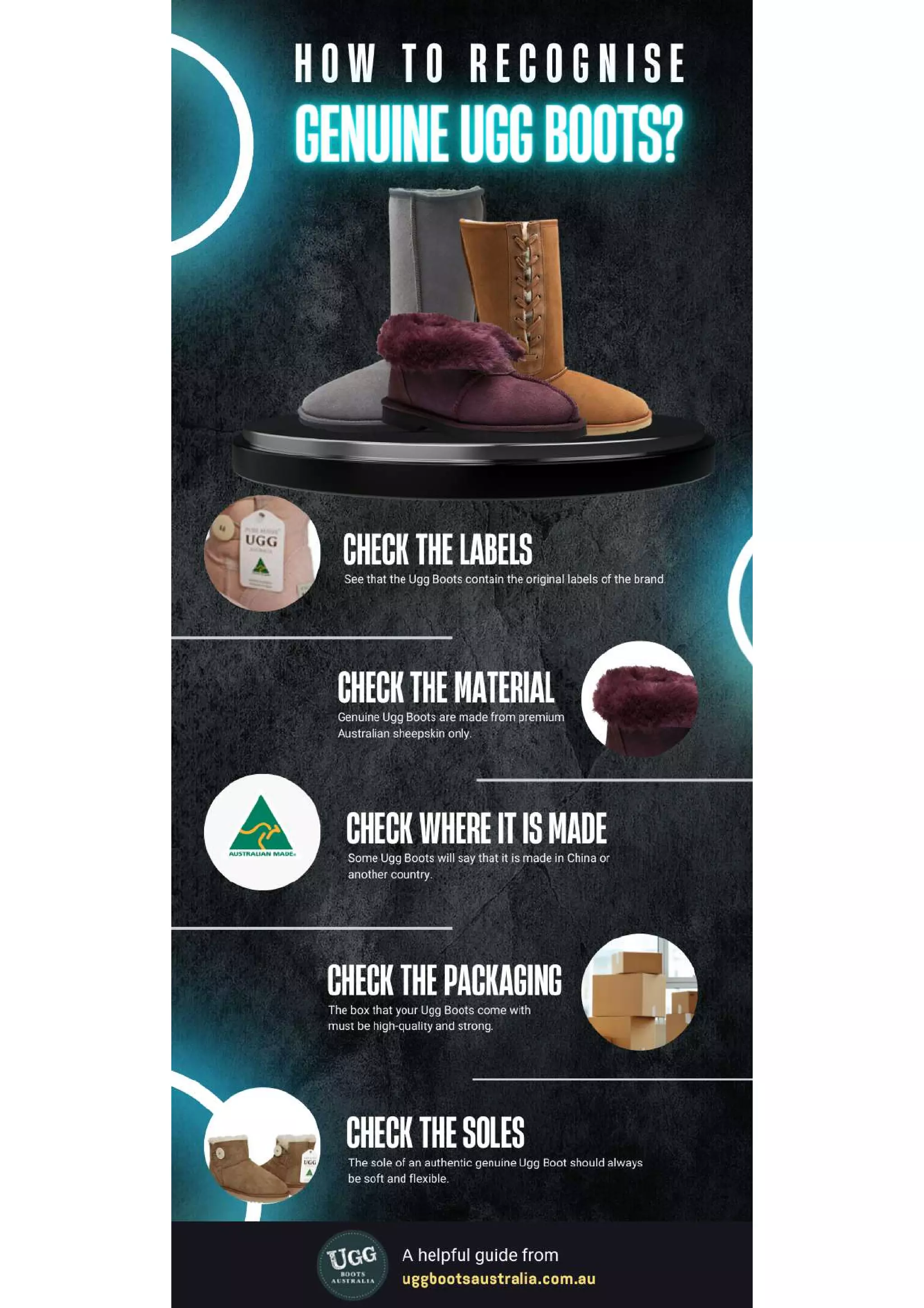How to Identify Genuine Ugg Boots? | PDF