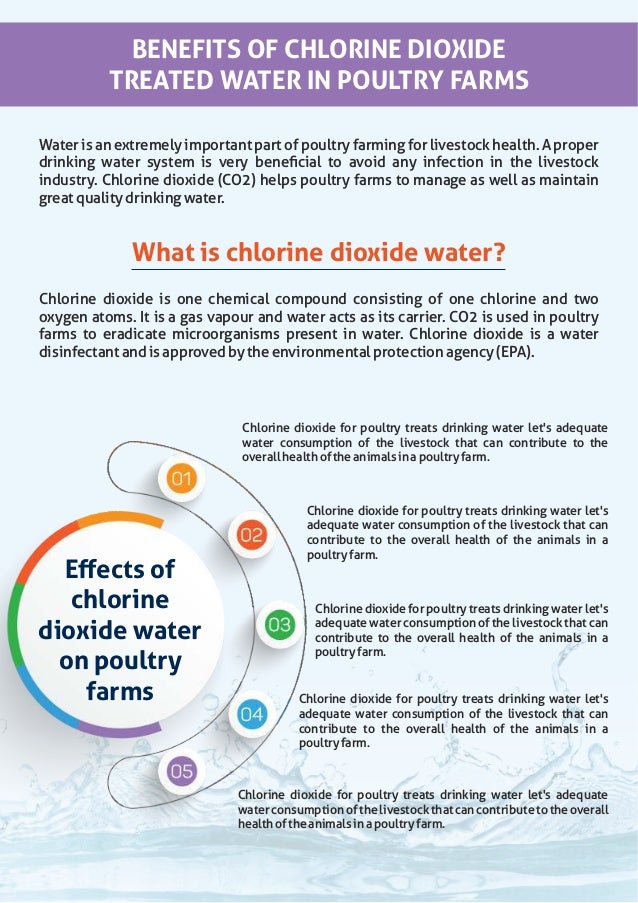 Benefits of chlorine dioxide treated water in poultry farms | PDF