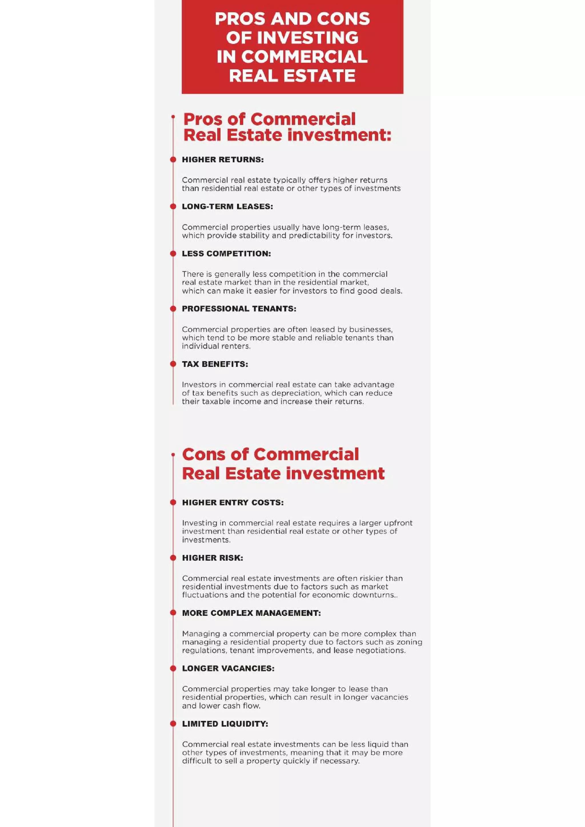 Pros And Cons Of Investing In Commercial Real Estate | PDF | Business ...
