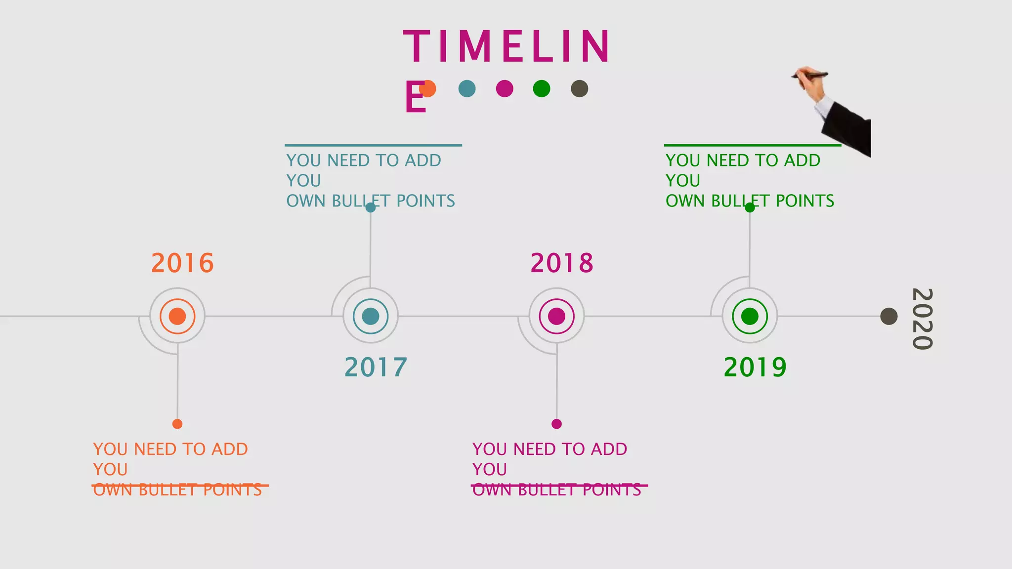 Timeline Infographic animation slide | PPTX