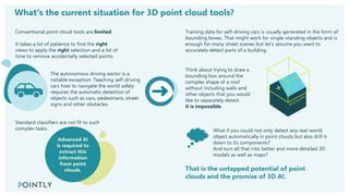 Intelligent selection tools turn 3D point clouds into a sucess factor | PPT