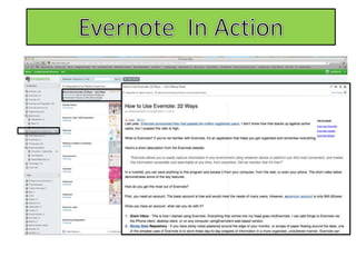 Infographic evernote 2 | PPTX