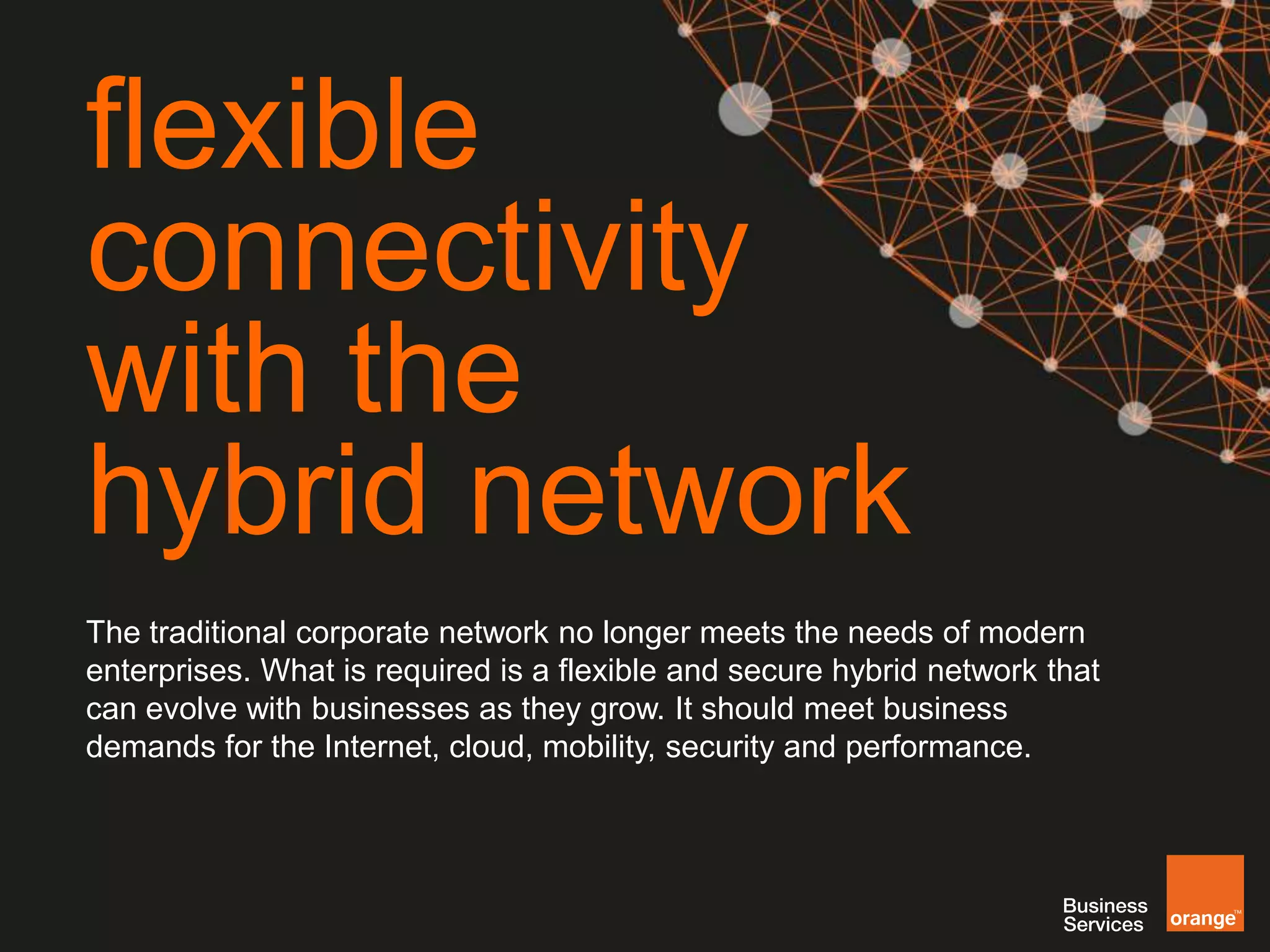 Infographic flexible connectivity with hybrid network | PPTX | Computer ...