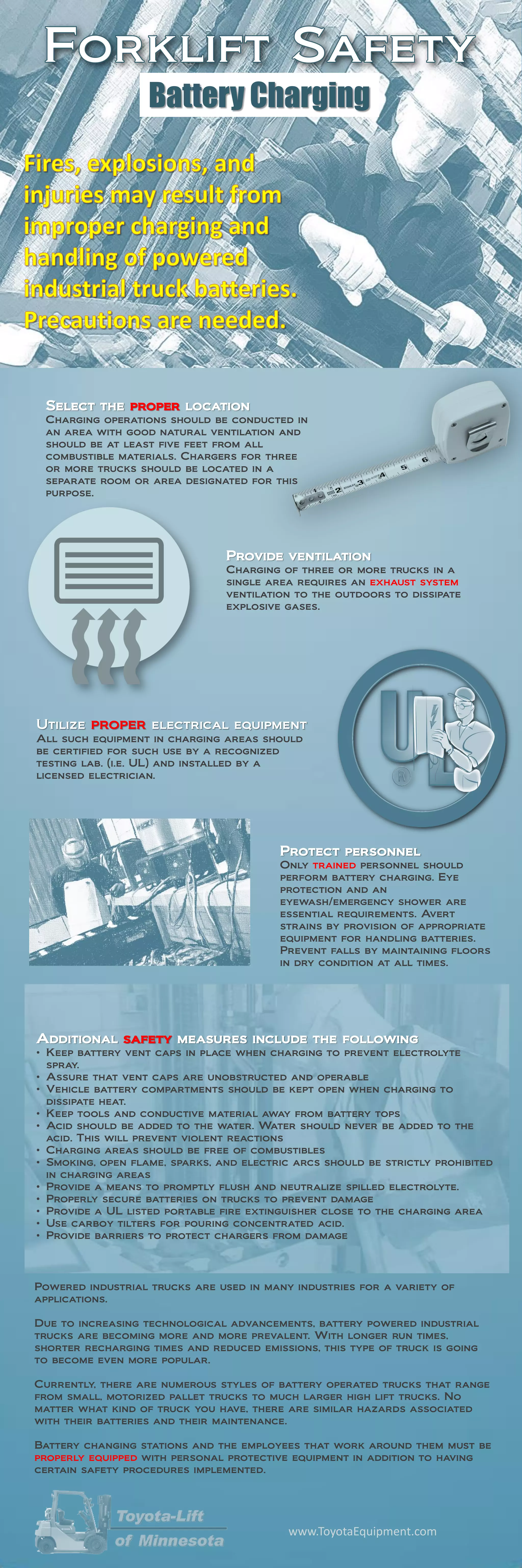 Forklift Safety - Battery Charging | PDF