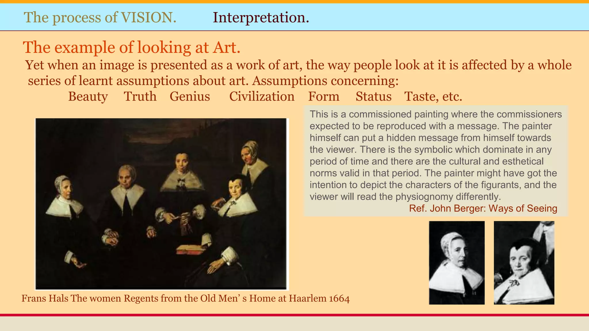 The Process of VISUAL PERCEPTION. | PPT | Free Download