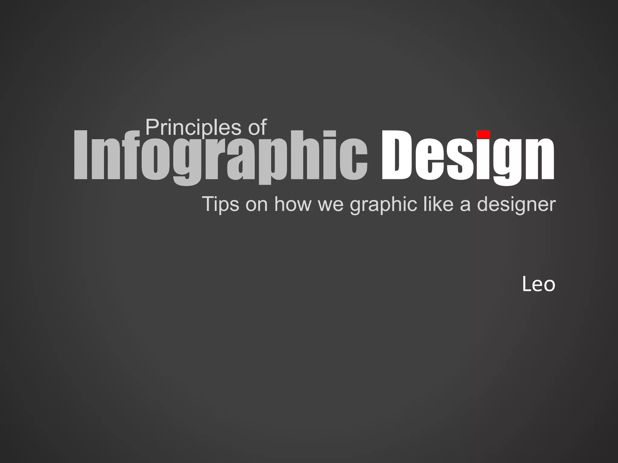 Principles of Infographic Design | PPT