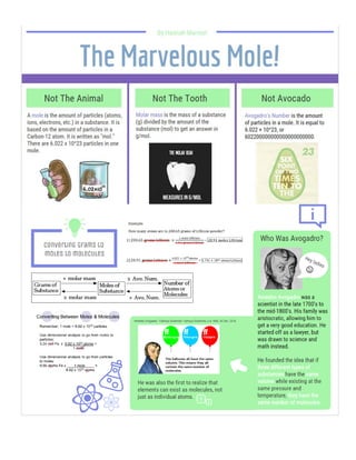 Infographic on mole | PDF