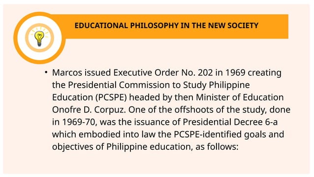 INFOGRAPHIC PRESENTATION OF THE EDUCATIONAL PHILOSOPHY IN THE NEW ...