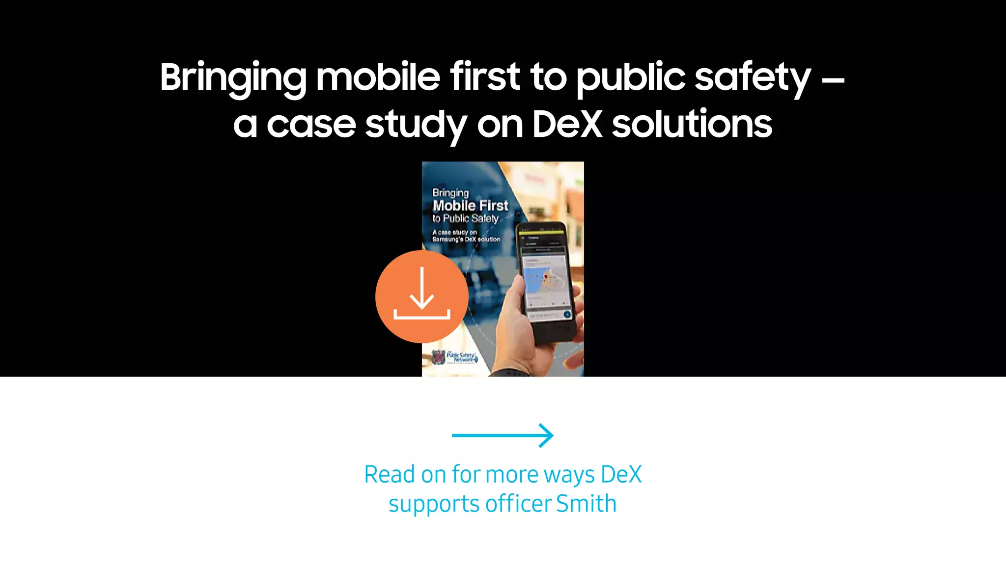 How Samsung DeX-in-vehicle empowers public safety officers | PPT