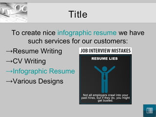 Infographic resume | PPT