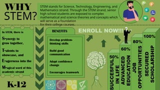 INFOGRAPHICS for stem learners who wants to join the group | PPTX