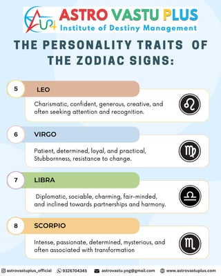 Personality Traits of Zodiac Signs | PDF