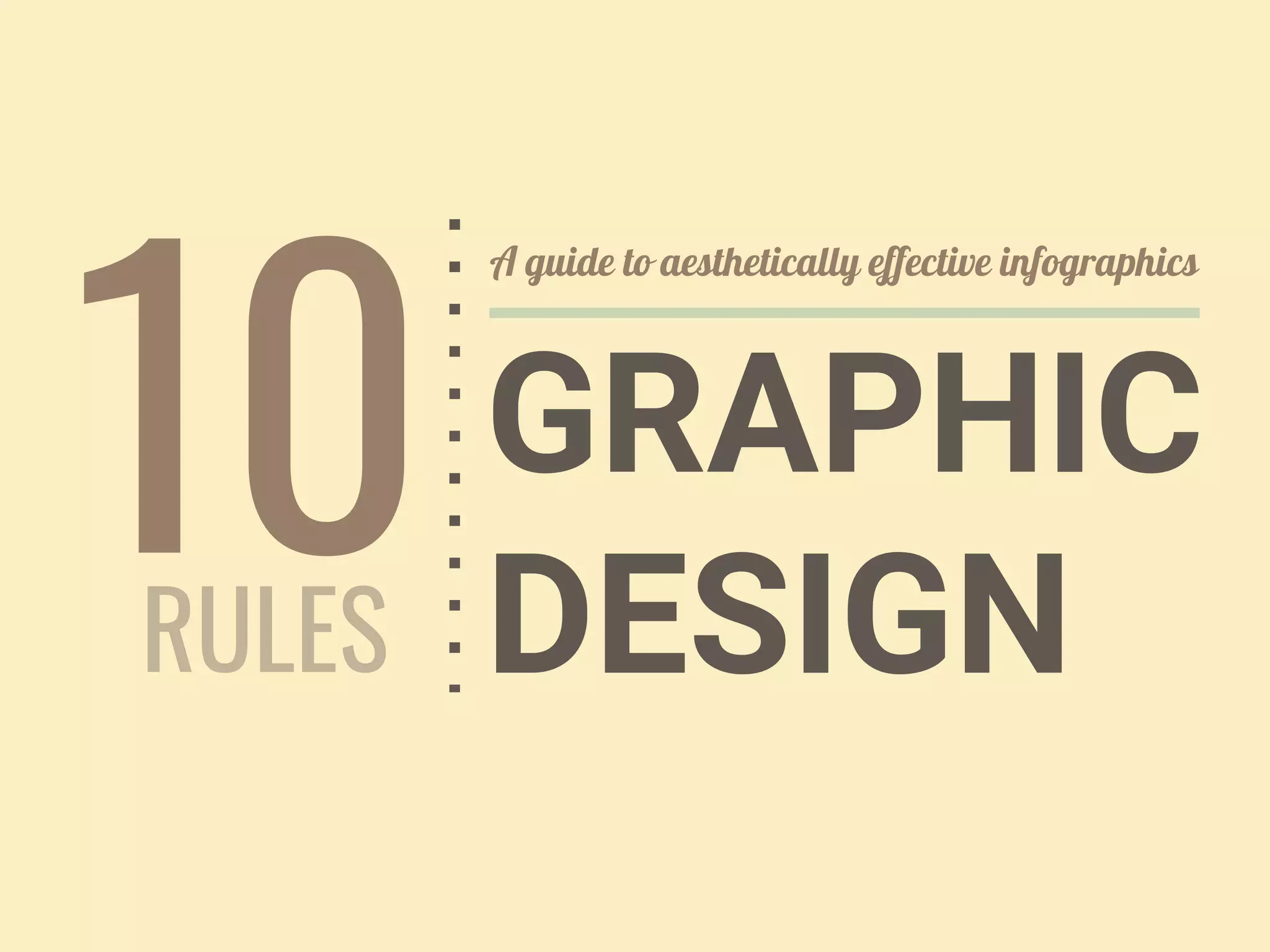 Infographics Series: Graphic Design Rules | PDF | Graphics Software | Computer Software and ...