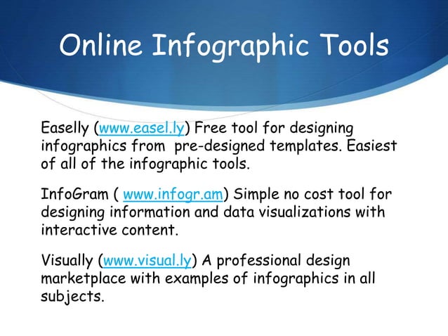 Infographics as teaching tools ppt | PPTX