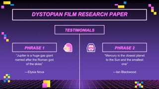 infographics for research papers on dystopian films.pptx