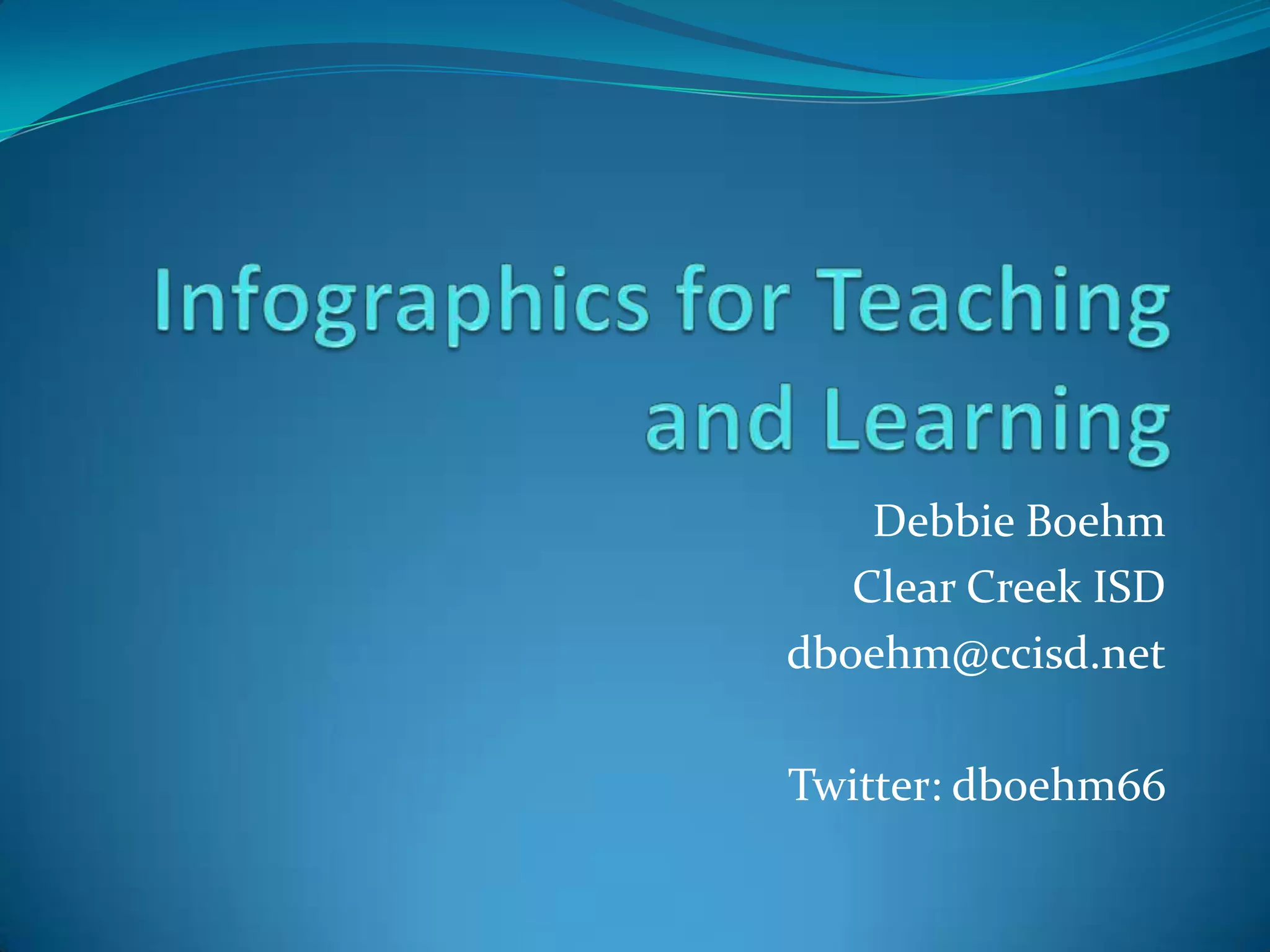 Infographics for teaching and learning | PPT