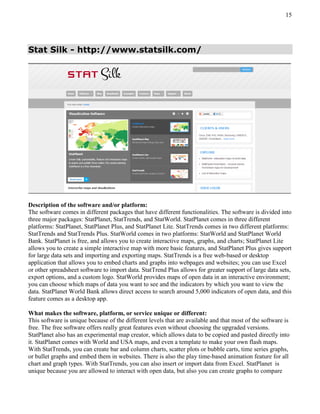 Infographic software platform overview | PDF