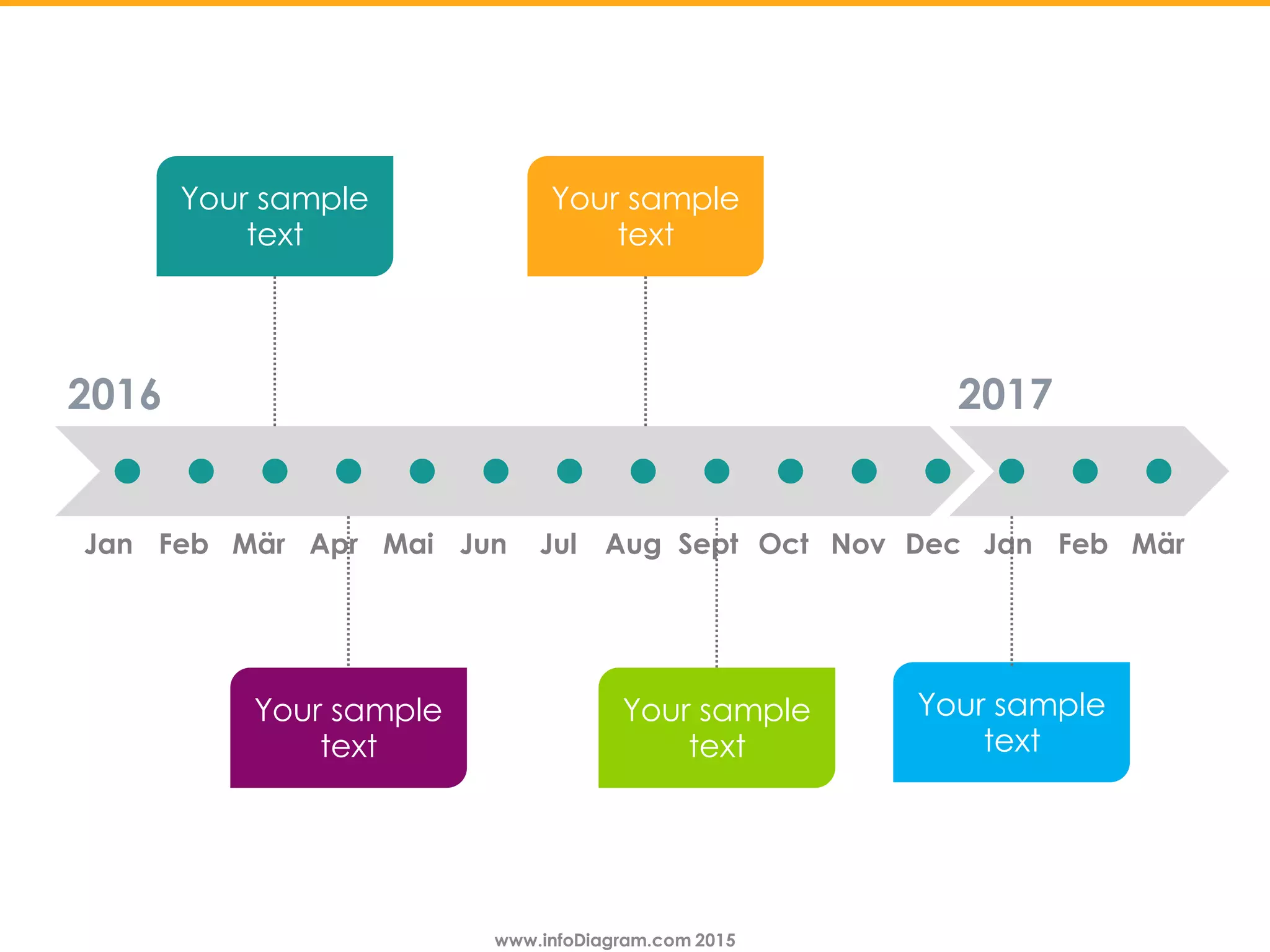 Infographics Shapes TimeLines PPT Flow Diagrams - infodiagram part2 | PPT