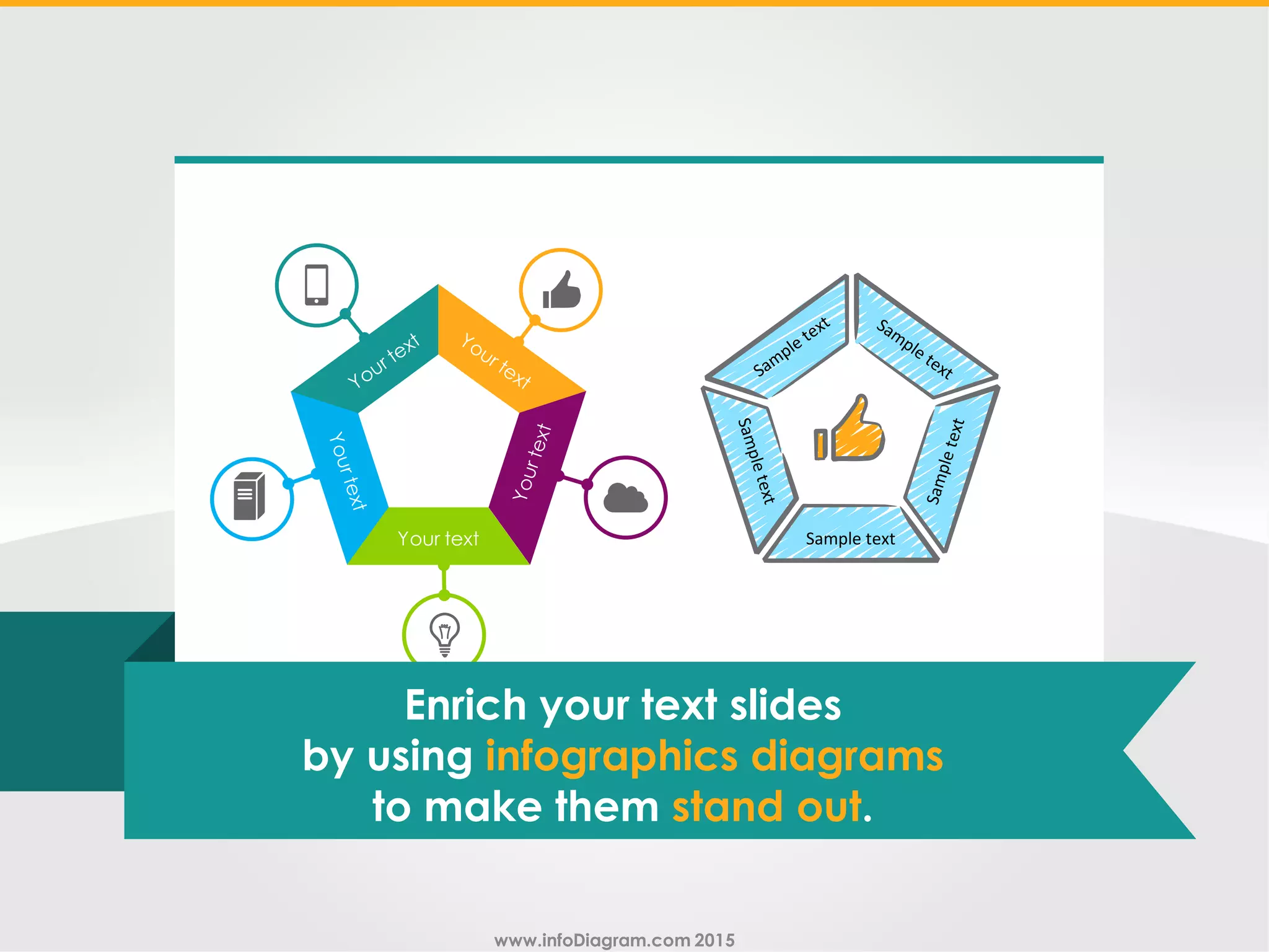 Infographics Shapes TimeLines PPT Flow Diagrams - infodiagram part2 | PPT