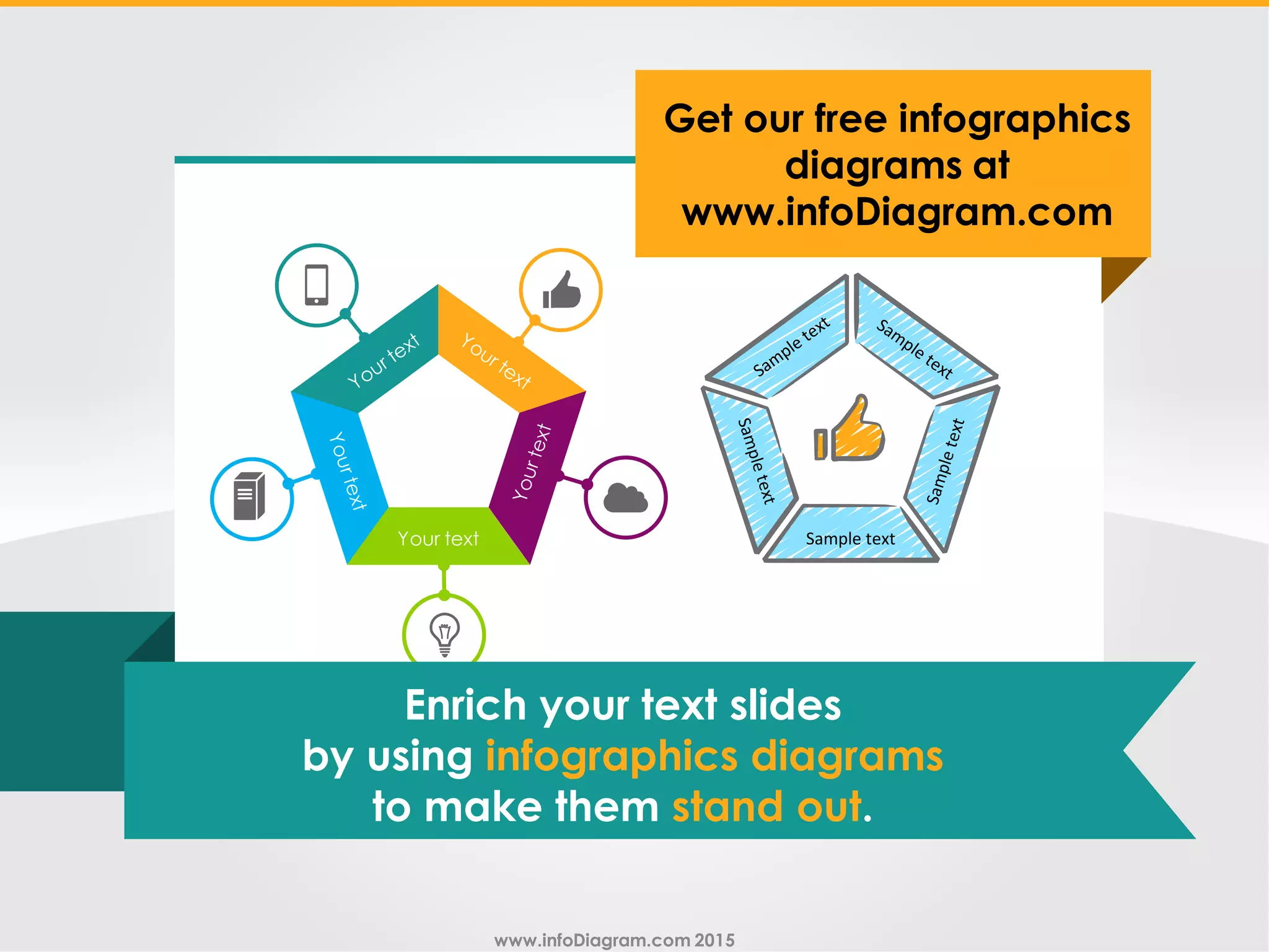 Infographics Shapes TimeLines PPT Flow Diagrams - infodiagram part2 | PPT