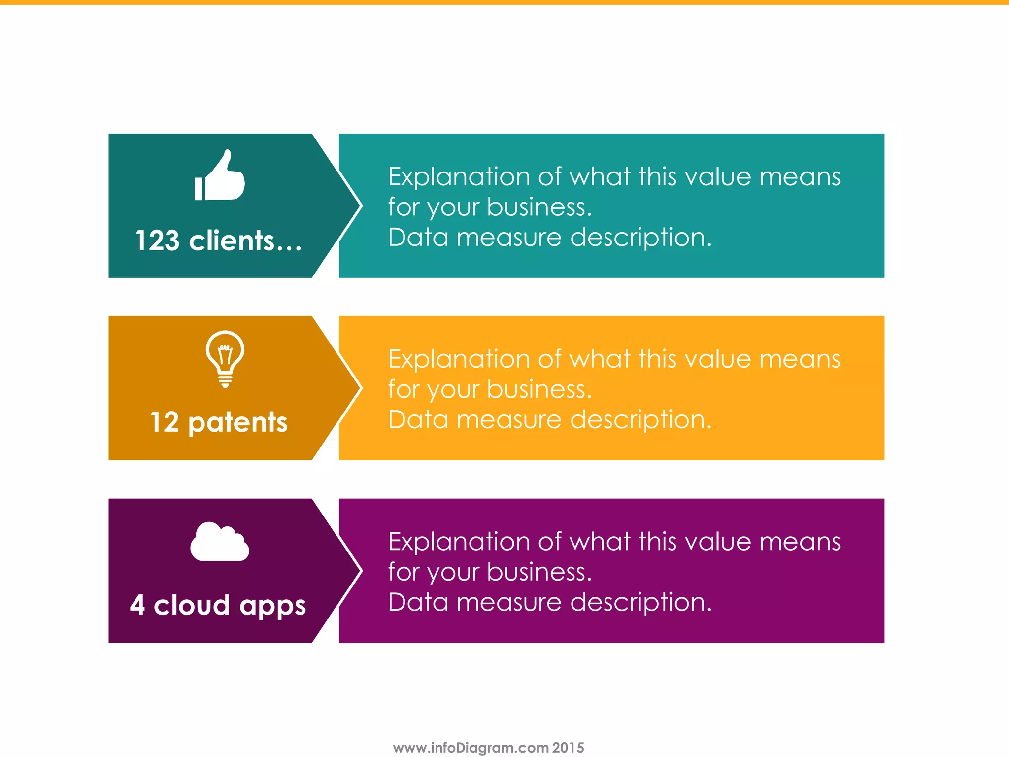 Infographics Key Data KPI presentation slides | PDF