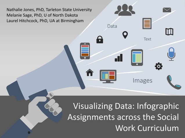 Visualizing Data: Infographic Assignments across the SWK Curriculum | PPTX