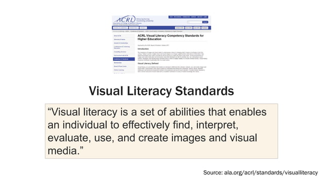 Infographics: E-volving Instruction for Visual Literacy | PPT