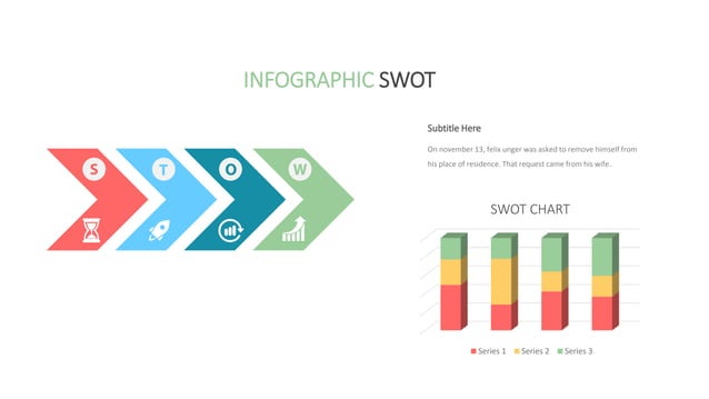 PowerPoint Infographic swot slide design | PPTX