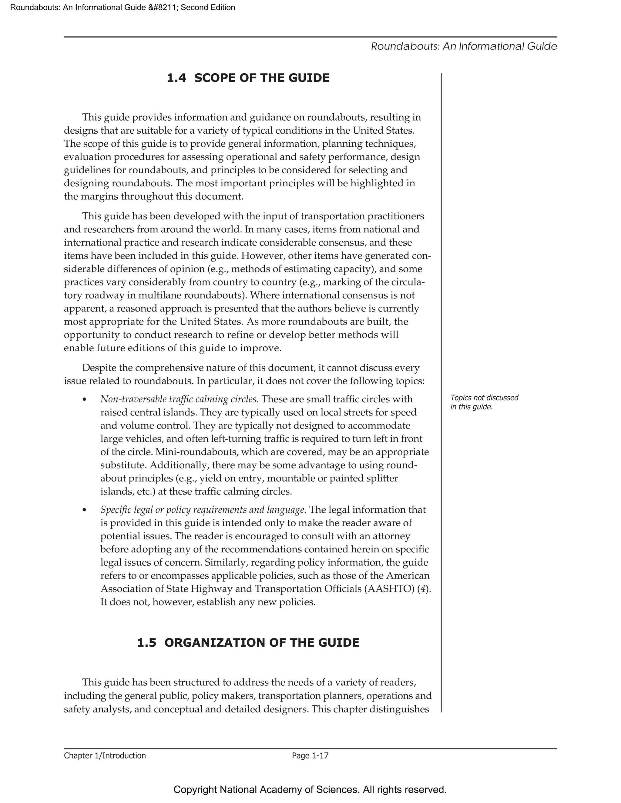 NCHRP Report 672 Roundabouts: An Informational Guide | PDF