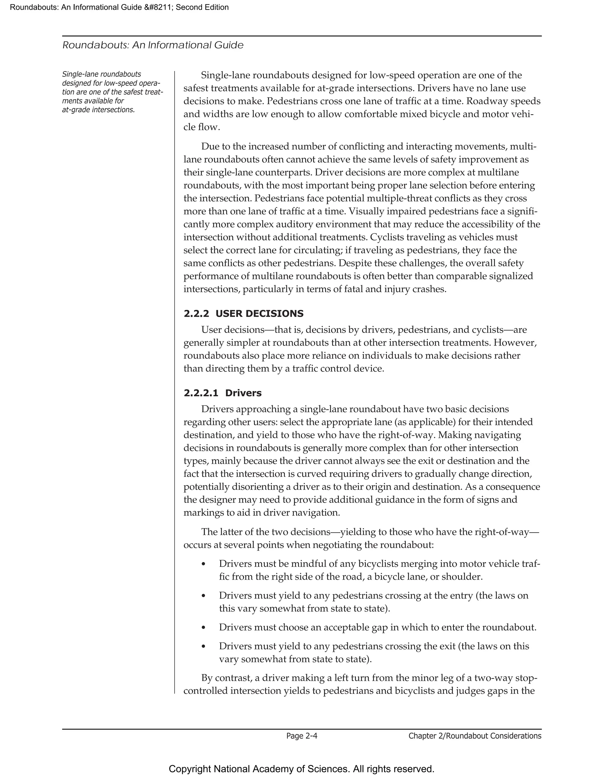 NCHRP Report 672 Roundabouts: An Informational Guide | PDF