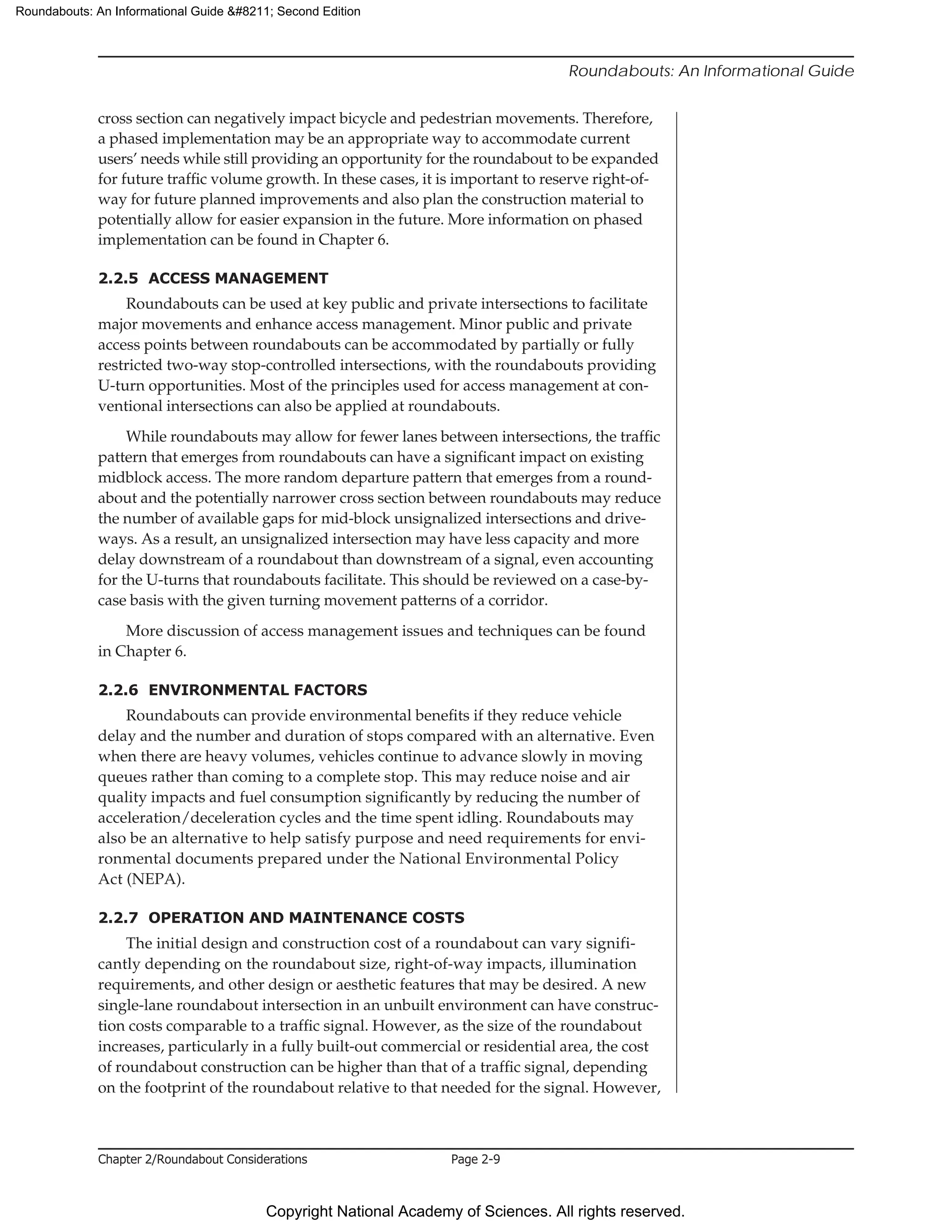 NCHRP Report 672 Roundabouts: An Informational Guide | PDF