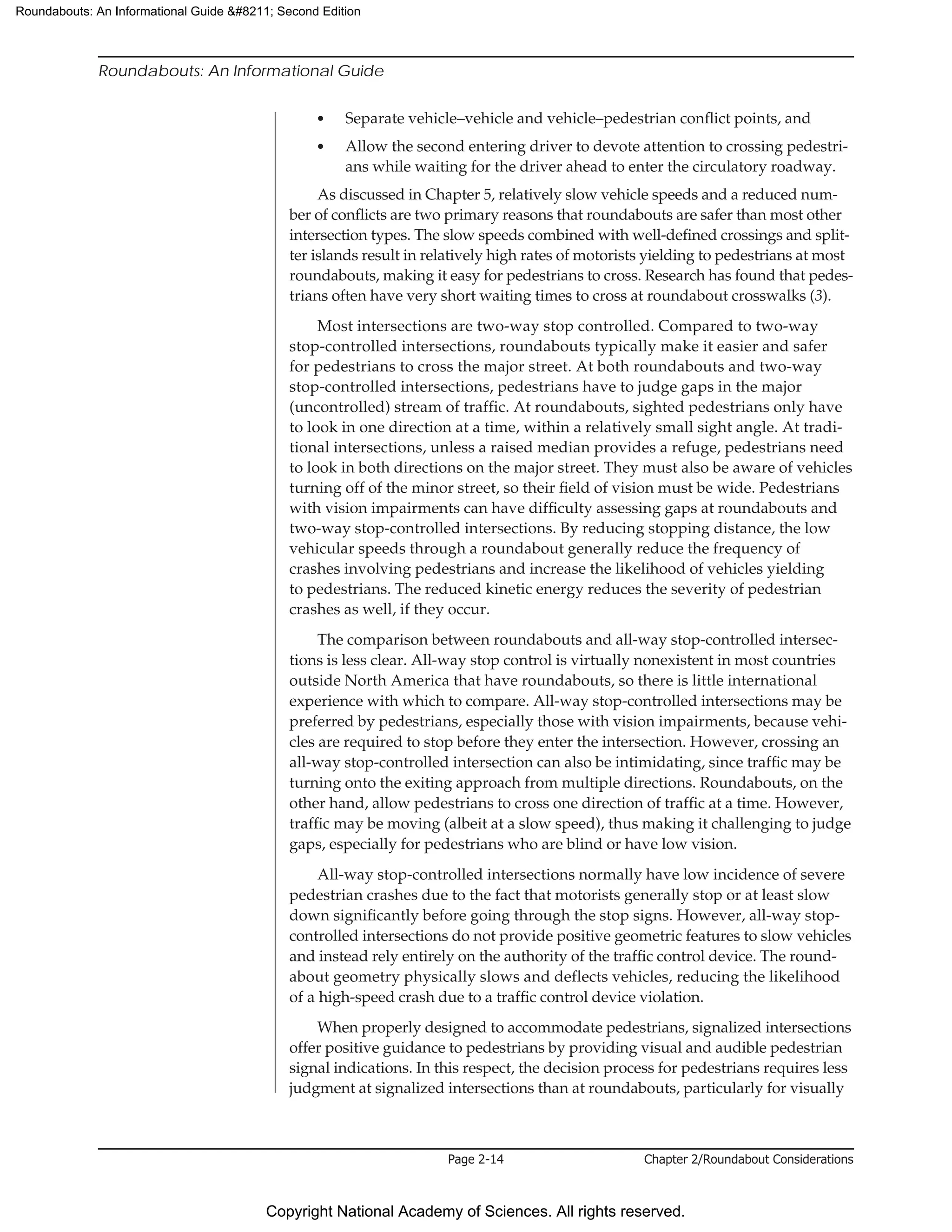 NCHRP Report 672 Roundabouts: An Informational Guide | PDF