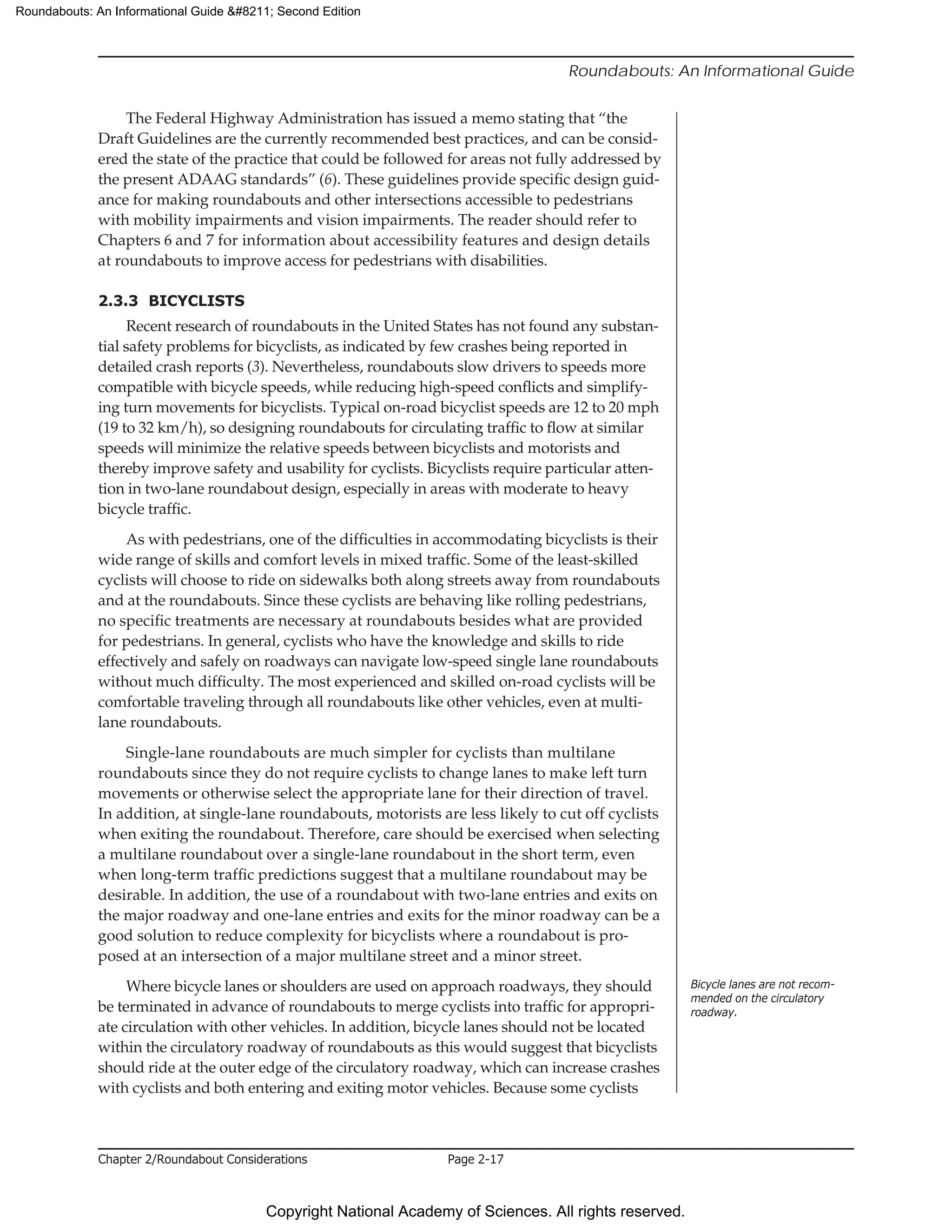 NCHRP Report 672 Roundabouts: An Informational Guide | PDF