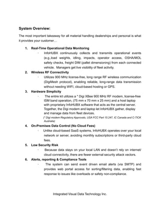 InfoHUBX:Material Handling Fleet Management System for North American ...